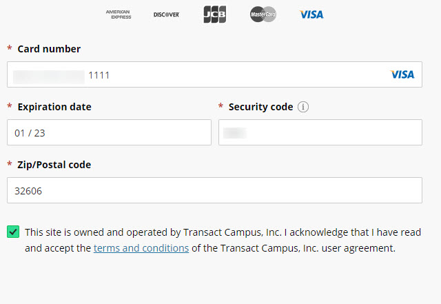 Make a Payment | Controller's Office